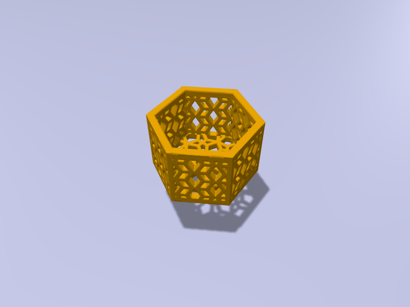 Tall Hexagon Box : Toybox - 3D Print Your Own Toys