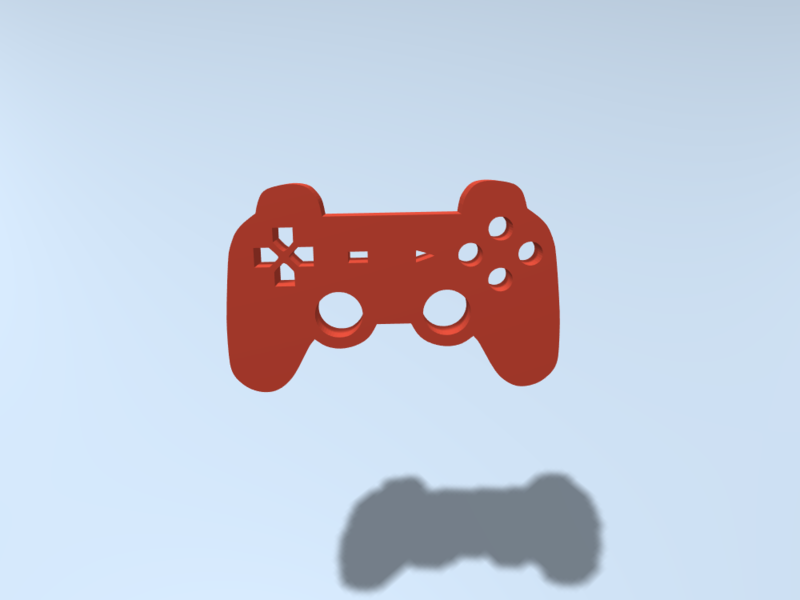 Game Controller Keychain : Toybox - 3D Print Your Own Toys