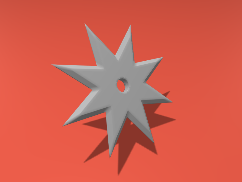8 Point Shuriken : Toybox - 3D Print Your Own Toys
