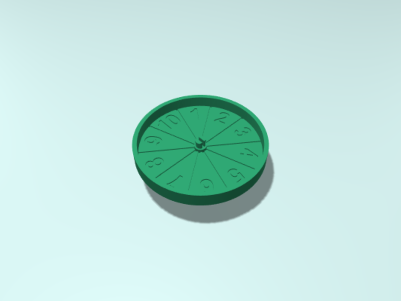 Number Spinner : Toybox - 3D Print Your Own Toys
