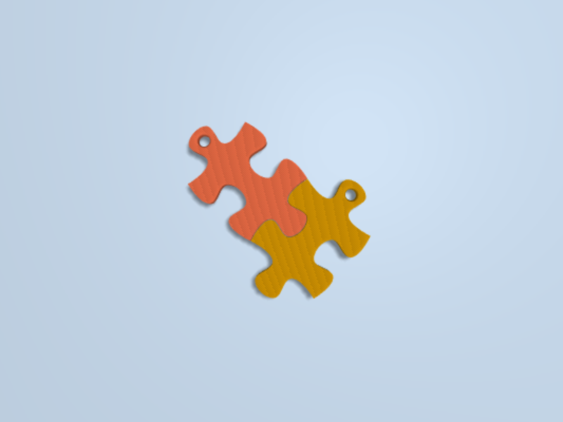 Puzzle Keychain : Toybox - 3D Print Your Own Toys