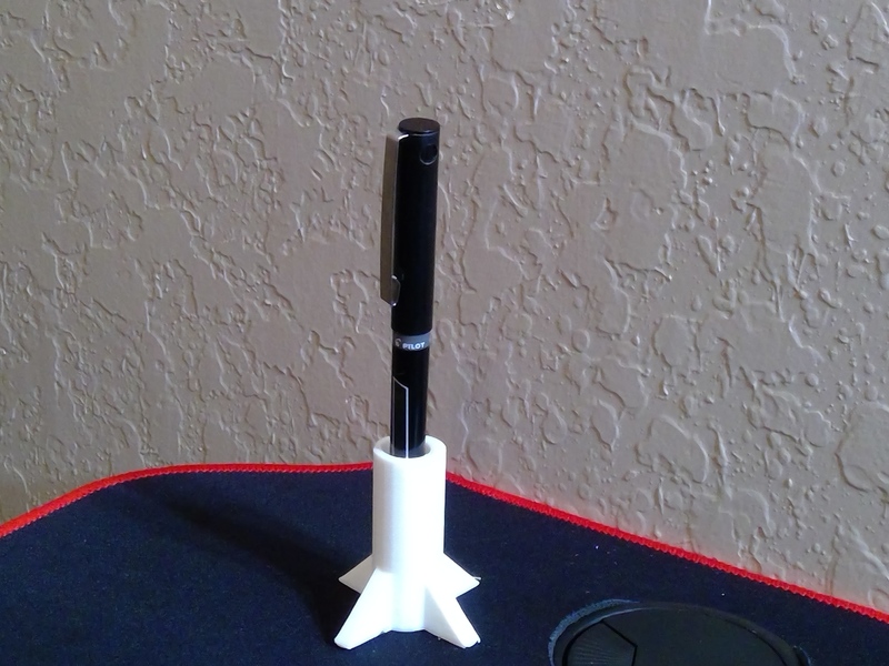Rocketship Pencil Holder : Toybox - 3D Print Your Own Toys