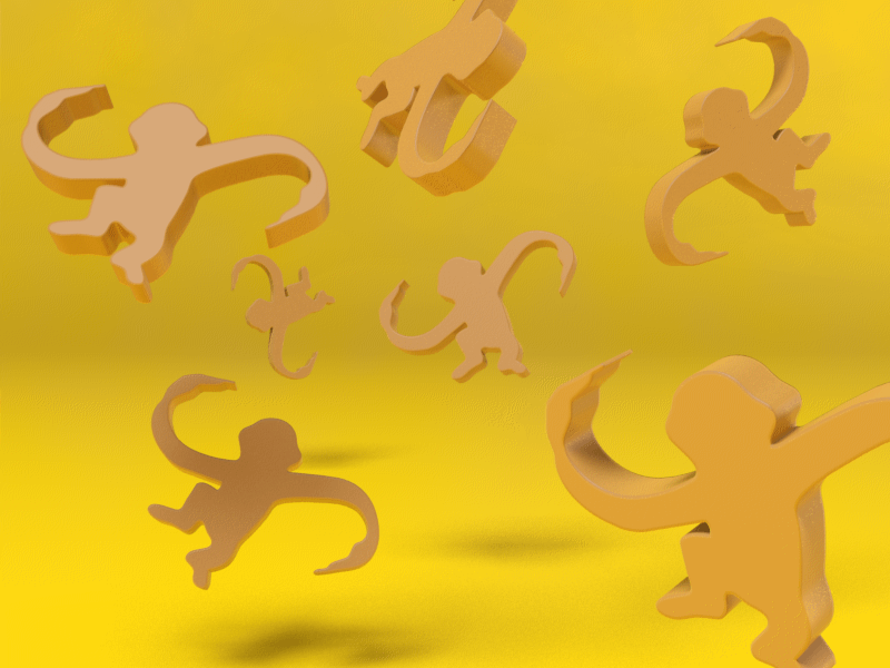 Monkey (Barrel-O-Monkeys) : Toybox - 3D Print Your Own Toys