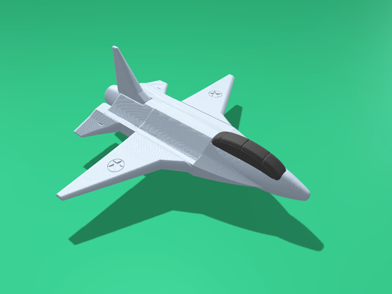 Jet Plane : Toybox - 3D Print Your Own Toys