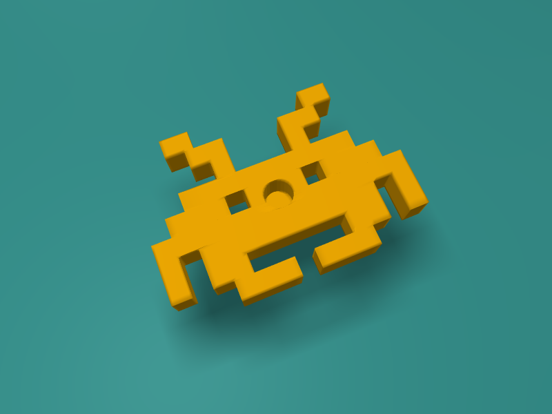 Space Invader 1 : Toybox - 3D Print Your Own Toys