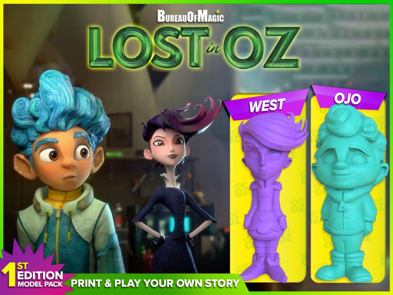 Lost in Oz: Dorothy and Toto Quick Prints : Toybox - 3D Print Your Own Toys
