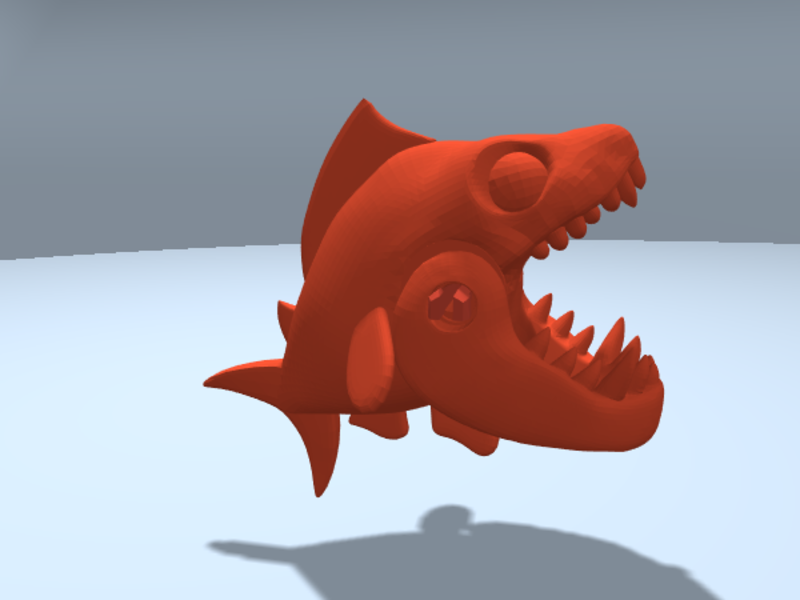 Chompy Fish : Toybox - 3D Print Your Own Toys