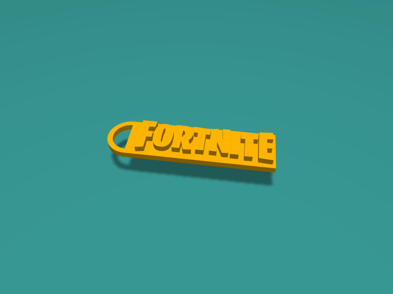 Fortnite Keychain : Toybox - 3D Print Your Own Toys