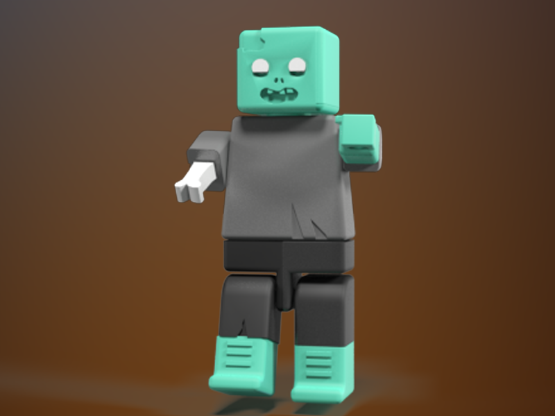 Zombie : Toybox - 3D Print Your Own Toys