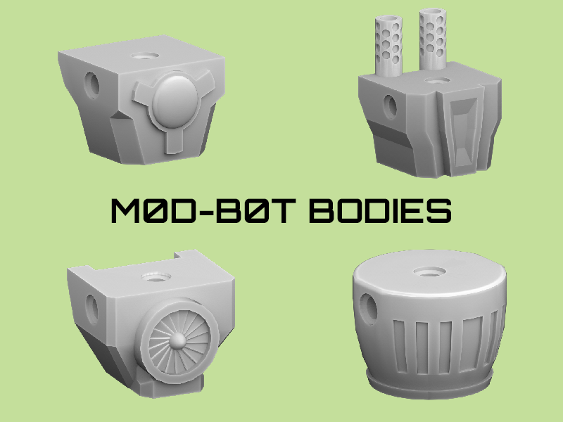 Mod-Bot Bodies : Toybox - 3D Print Your Own Toys