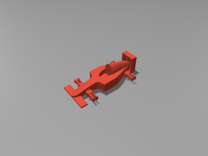 F1 Car : Toybox - 3D Print Your Own Toys