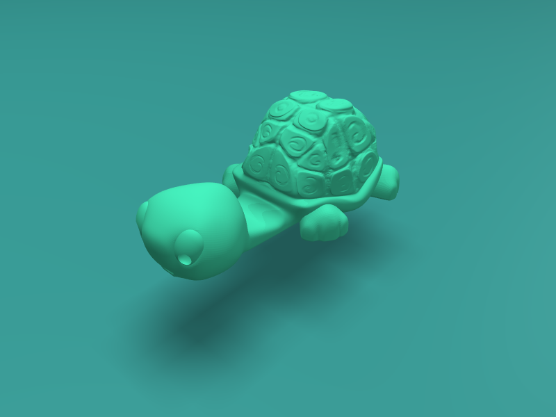 Turtle keychain/smartphone stand : Toybox - 3D Print Your Own Toys