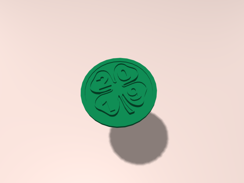 Clover Coin : Toybox - 3D Print Your Own Toys