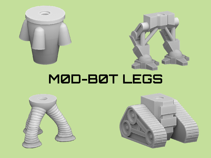 Mod-Bot Legs : Toybox - 3D Print Your Own Toys