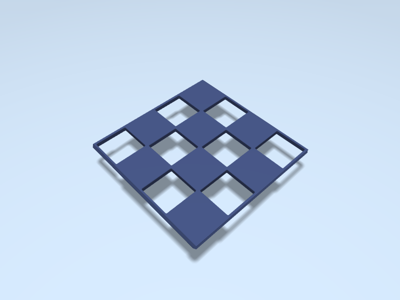 Checkerboard : Toybox - 3D Print Your Own Toys