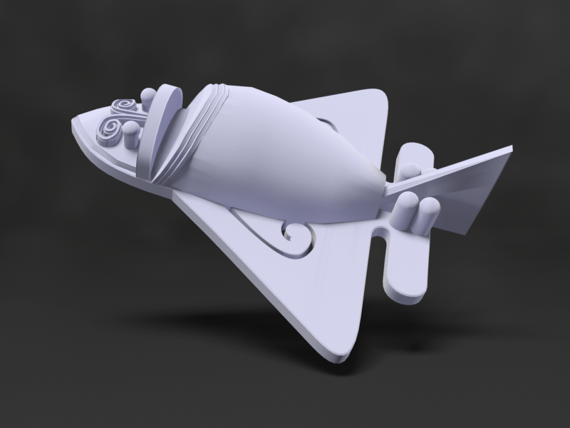 Ancient Alien Airplane : Toybox - 3D Print Your Own Toys