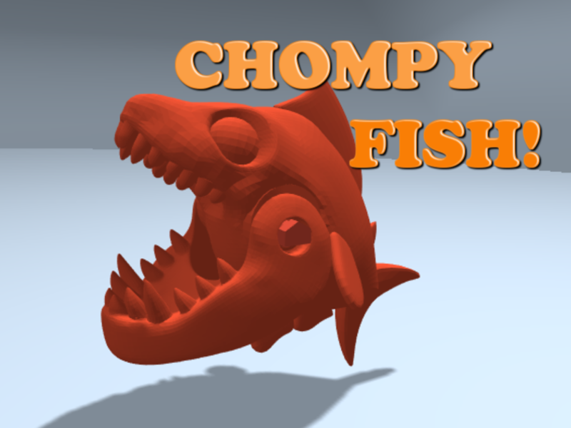 Chompy Fish : Toybox - 3D Print Your Own Toys