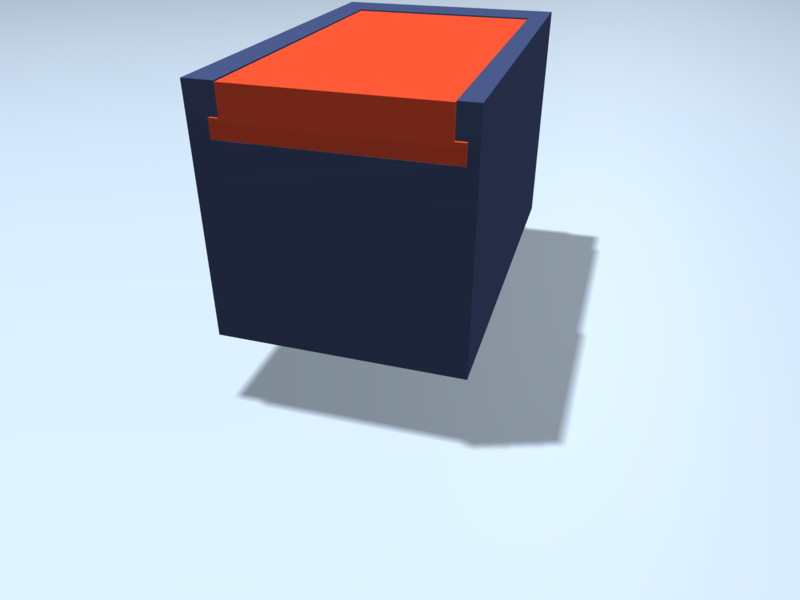 Large Container With Slide Able Lid Toybox 3d Print Your Own Toys