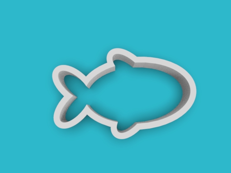 Fish Cookie Cutter : Toybox - 3D Print Your Own Toys