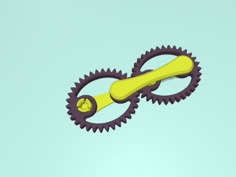 Elliptical Gear With No Center Pivot : Toybox - 3D Print Your Own Toys