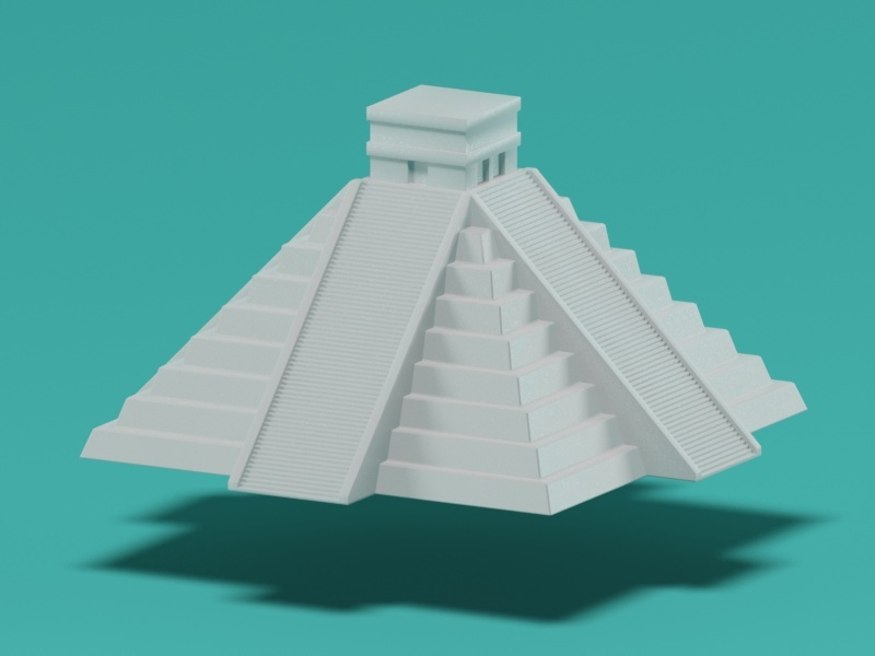 Pyramid of Kukulcan at Chichen Itza : Toybox - 3D Print Your Own Toys