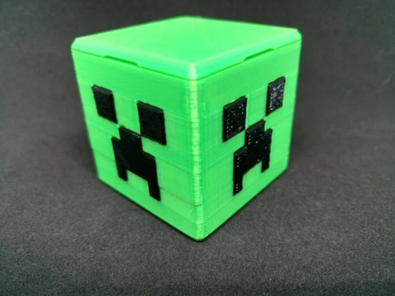 Minecraft Creeper Switch Game Card/Micro SDCard holder : Toybox - 3D ...